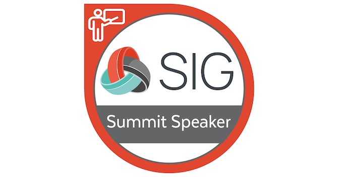 SIG - Global Executive Summit Speaker - Credly