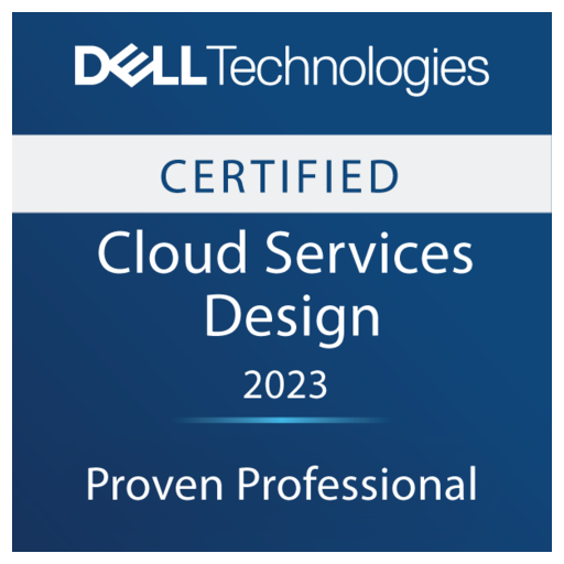 Dell Cloud Services Design 2023 - Credly