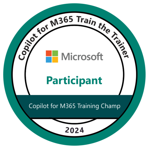 Copilot for M365 Train the Trainer — FY24 Participant - Credly