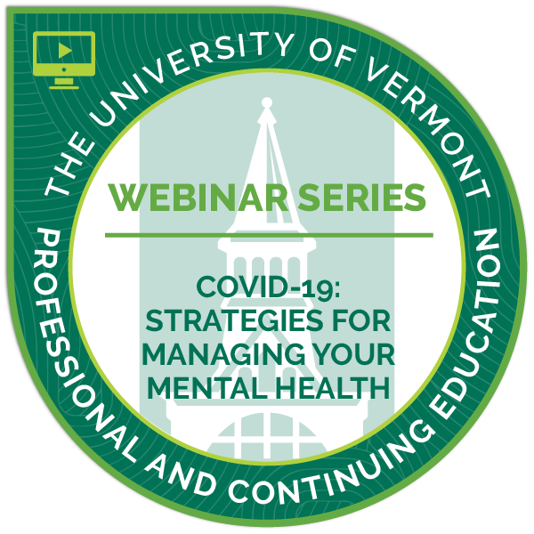 Webinar: COVID-19: Strategies for Managing Your Mental Health - Credly
