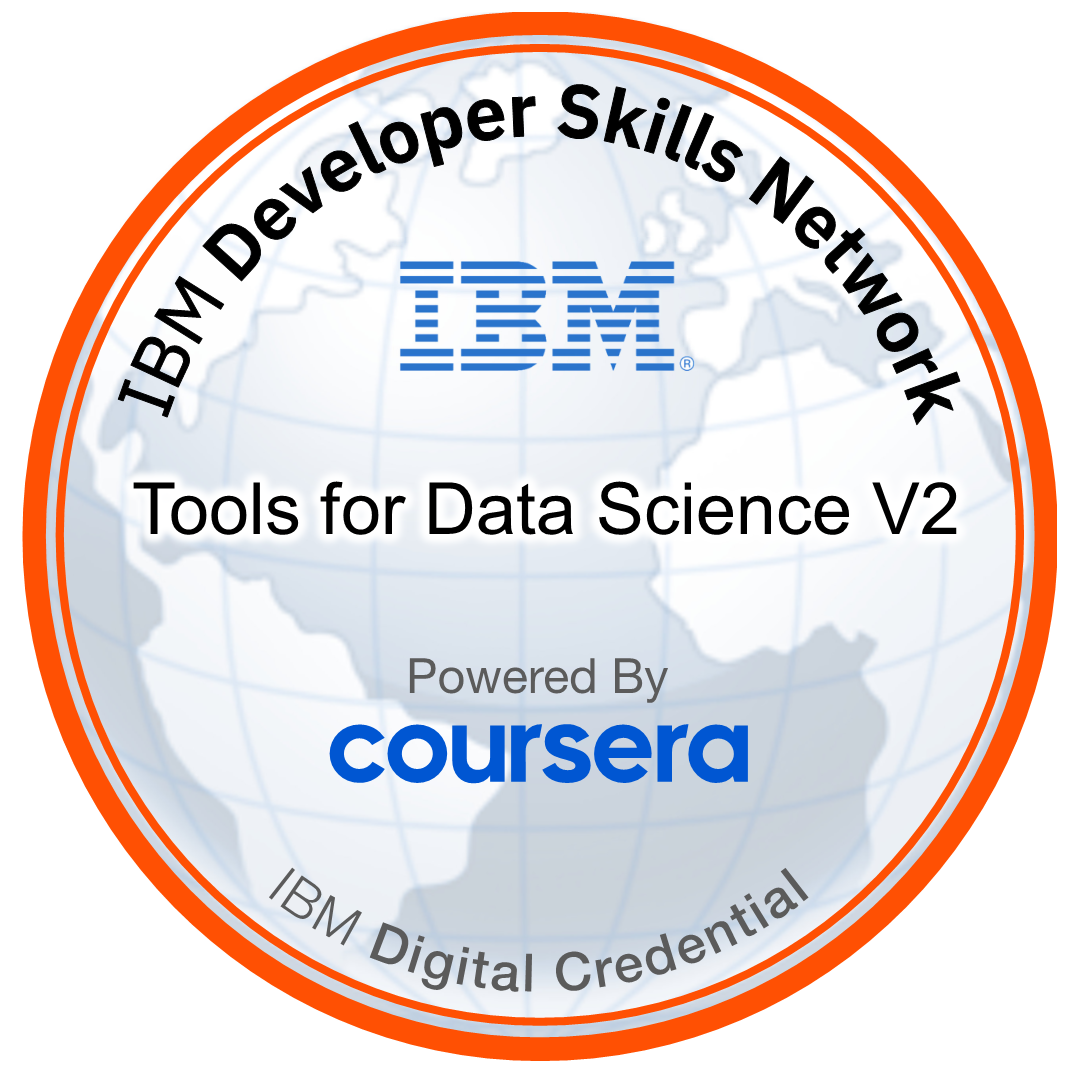 Tools For Data Science V2 Credly Tools For Data Science V2 Credly
