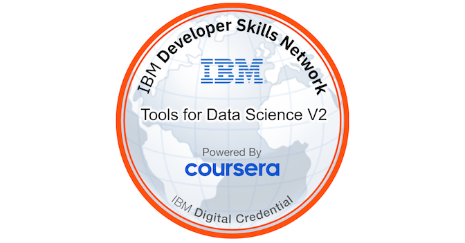 Tools for Data Science V2 - Credly