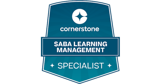 Cornerstone Saba Learning Management Specialist - Credly