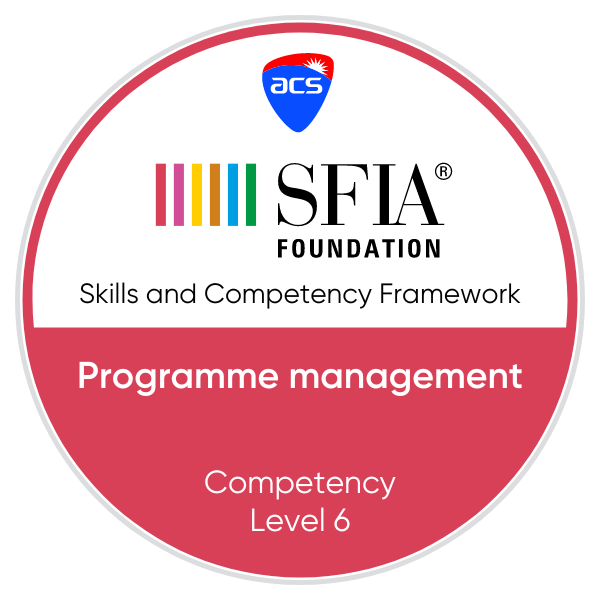 Programme management - Competency - Level 6 - Credly