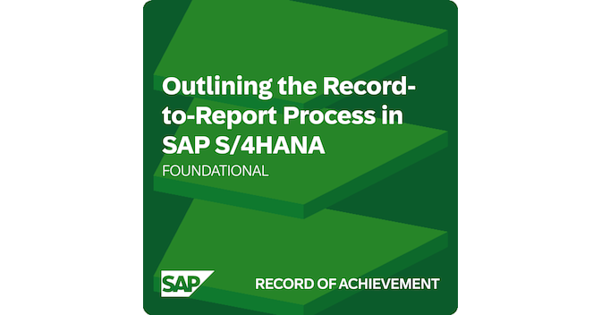 Outlining the Record-to-Report Process in SAP S/4HANA - Record of ...