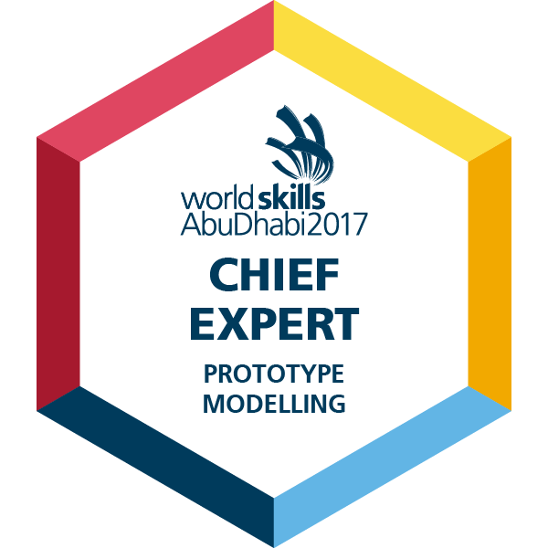 WorldSkills Abu Dhabi 2017 - Chief Expert - Prototype Modelling - Credly