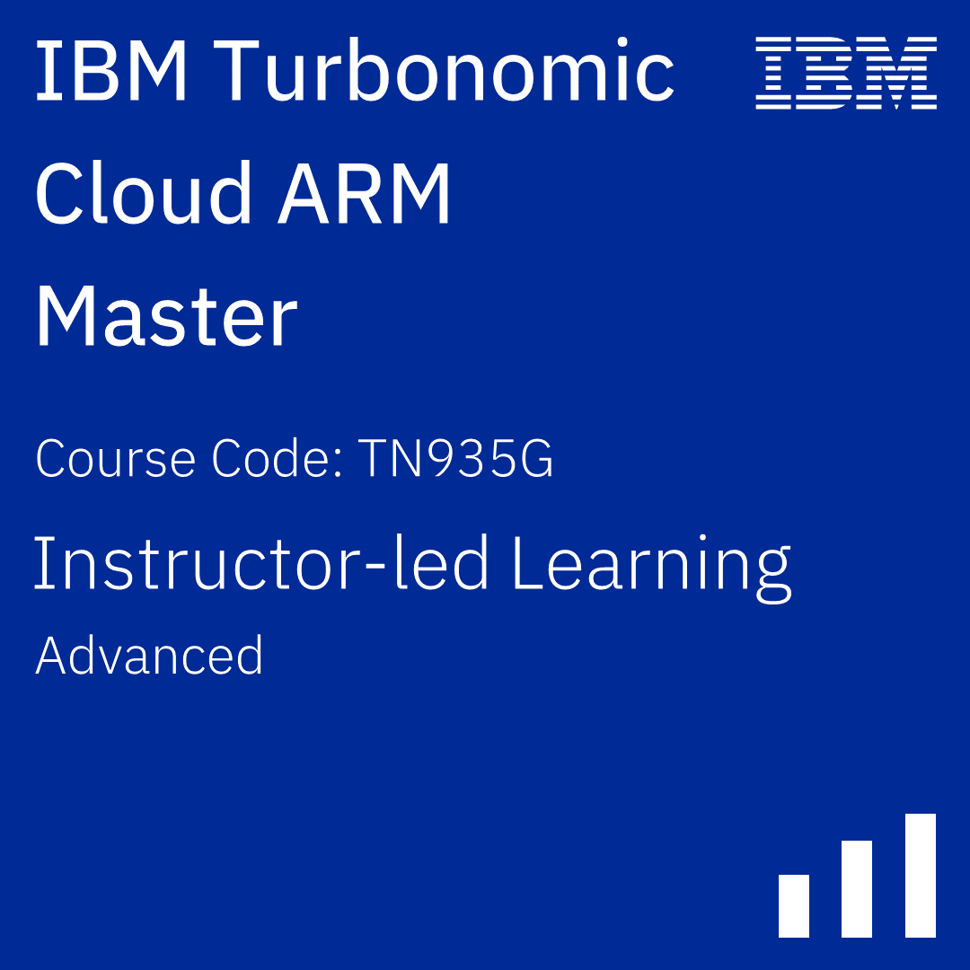 Ibm Turbonomic Cloud Arm Master Code Tn935g Credly
