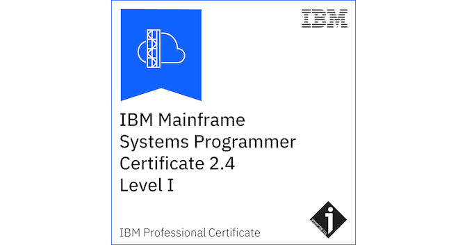 Interskill Ibm Mainframe Systems Programmer Level I Certificate 24