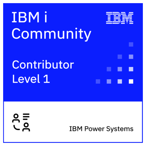 IBM i Community Contributor - Credly
