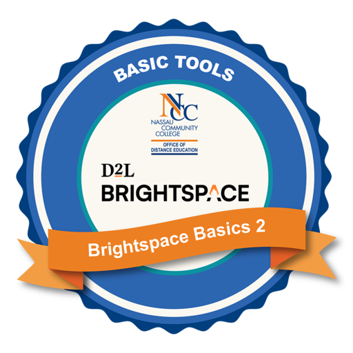 Brightspace Basics 2 - Credly
