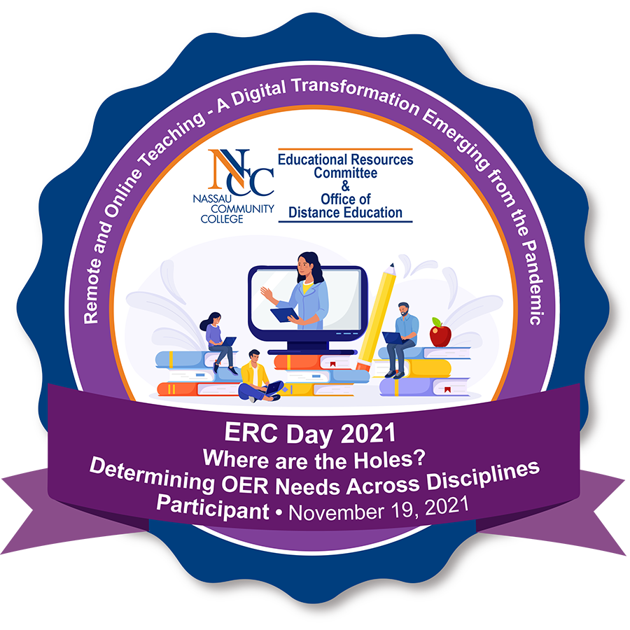 Where are the Holes? Determining OER Needs Across Disciplines (Participant) - Credly