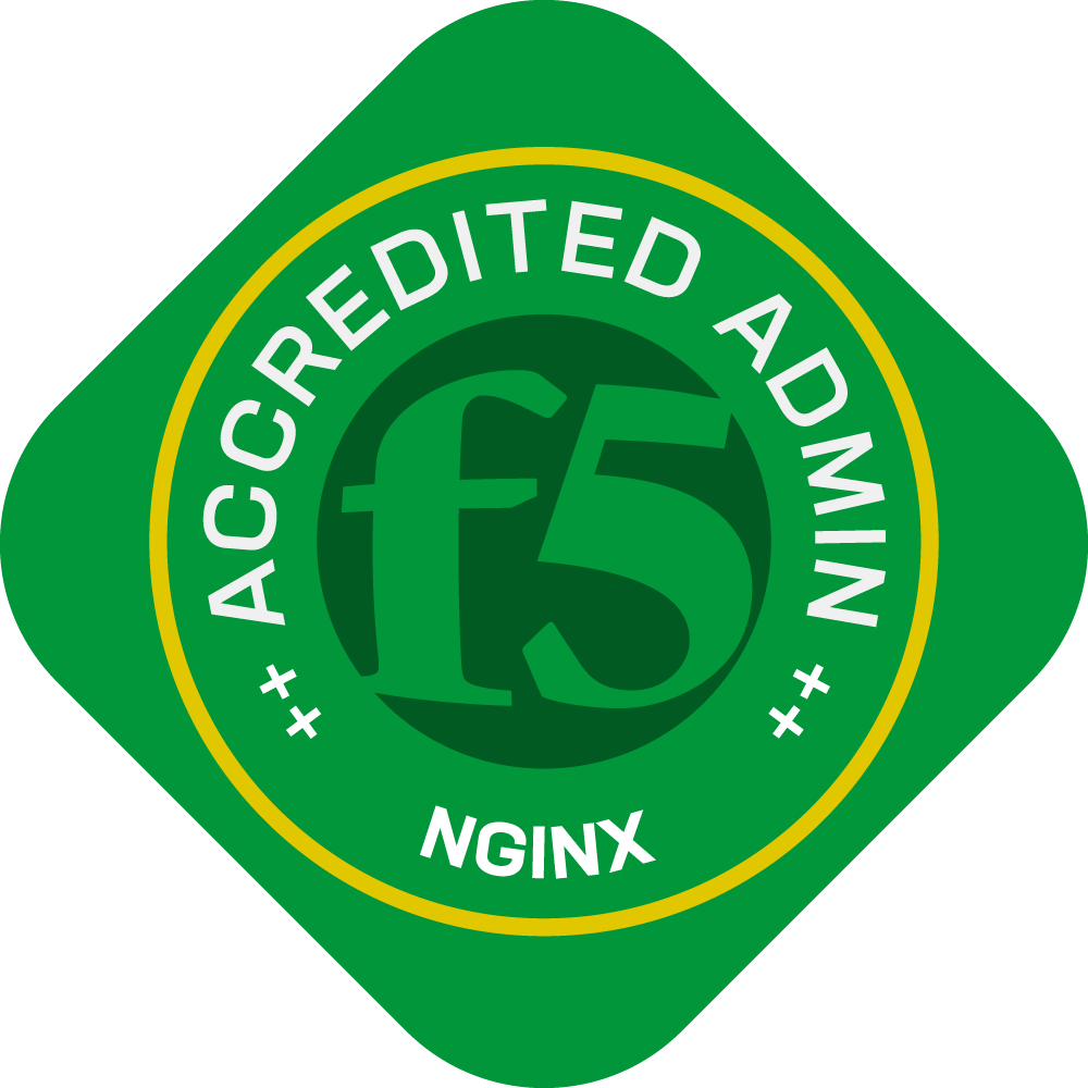 F5 Accredited Administrator for NGINX (F5-AA, NGINX) - Credly