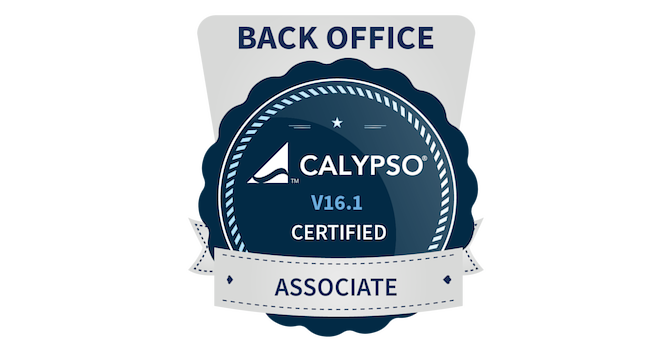 Calypso Certified Back Office - Associate (V16.1) - Credly