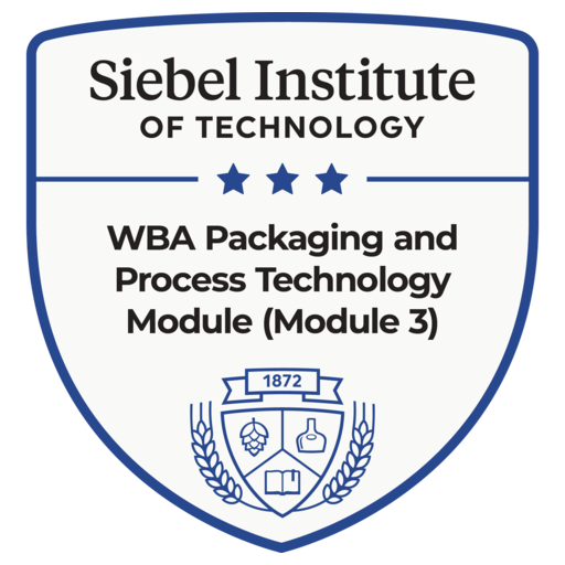 WBA Packaging and Process Technology Module (Module 3) [Online] - Credly