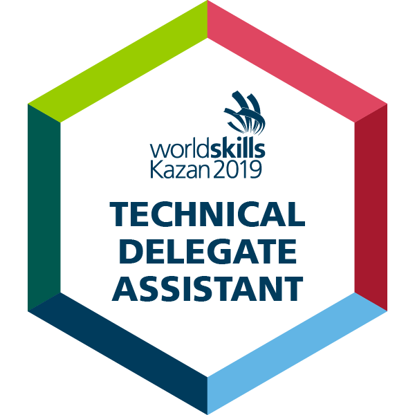 WorldSkills Kazan 2019 - Technical Delegate Assistant - Credly