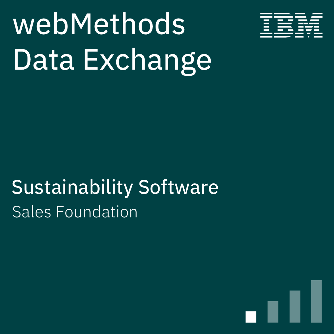webMethods Data Exchange Sales Foundation - Credly