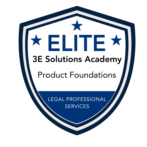 3E Solutions Academy Product Foundations - Credly