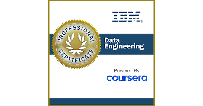 IBM Data Engineering Professional Certificate - Credly