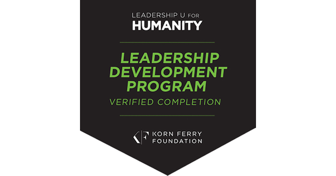 Leadership U for Humanity Completion - Credly