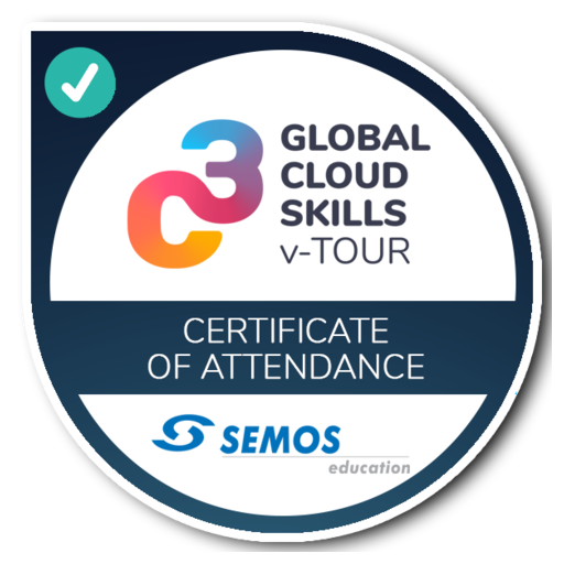 C3 Belgrade - certificate of attendance - Credly