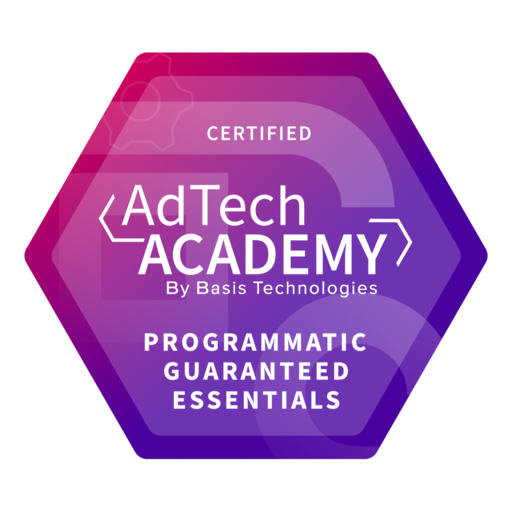 Programmatic Guaranteed (PG) Essentials - Credly