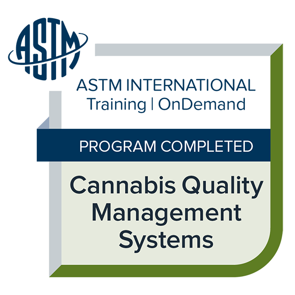 Quality Management Systems for the Cannabis Industry Program Completion ...