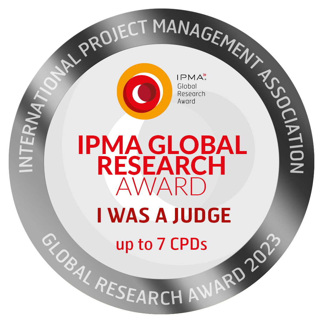 IPMA Global Research Award Judge 2023 - Credly