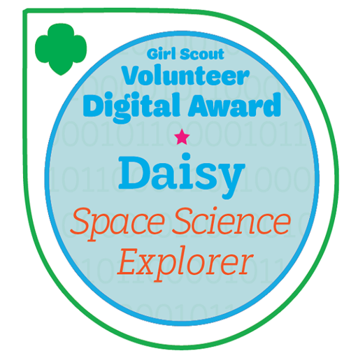 GS STEM Volunteer Daisy Space Science - Space Science Explorer - Credly