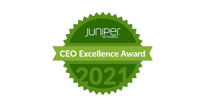 CEO Excellence Award Winner – Juniper Networks - Credly