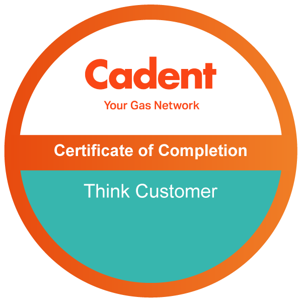 Cadent Think Customer - Credly