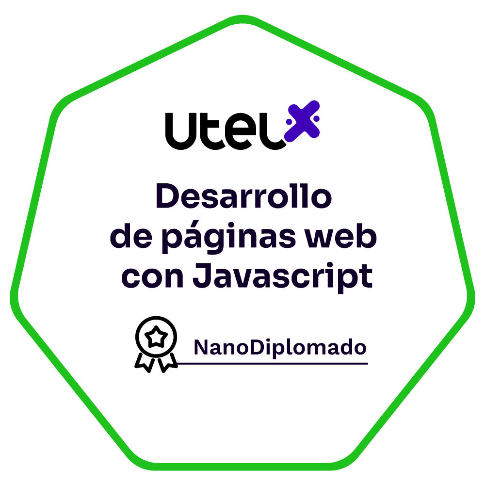NanoDiplomado Creación de páginas web con Javascript_ - Credly