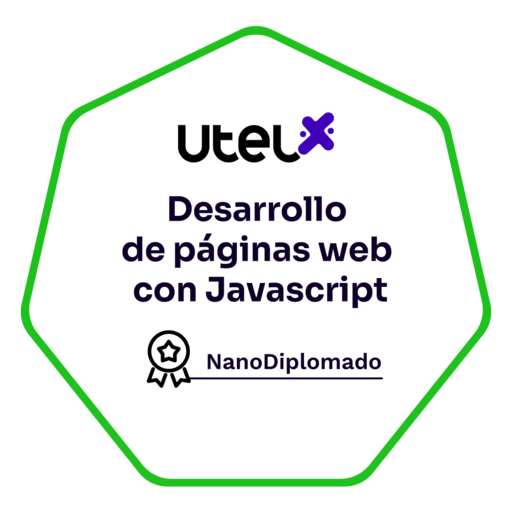 NanoDiplomado Creación de páginas web con Javascript_ - Credly