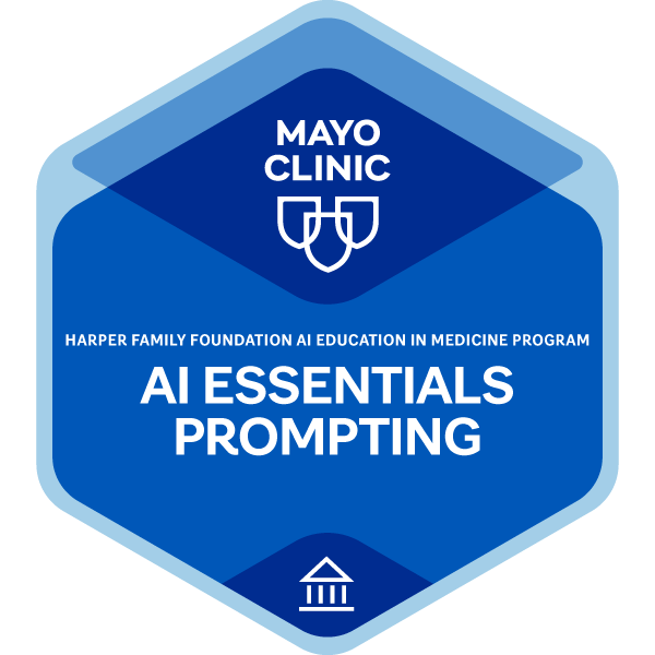 Artificial Intelligence Essentials Prompting Credly