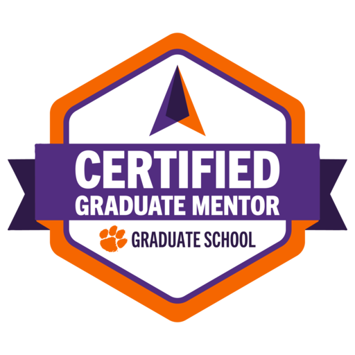 Clemson University Certified Graduate Mentor - Credly