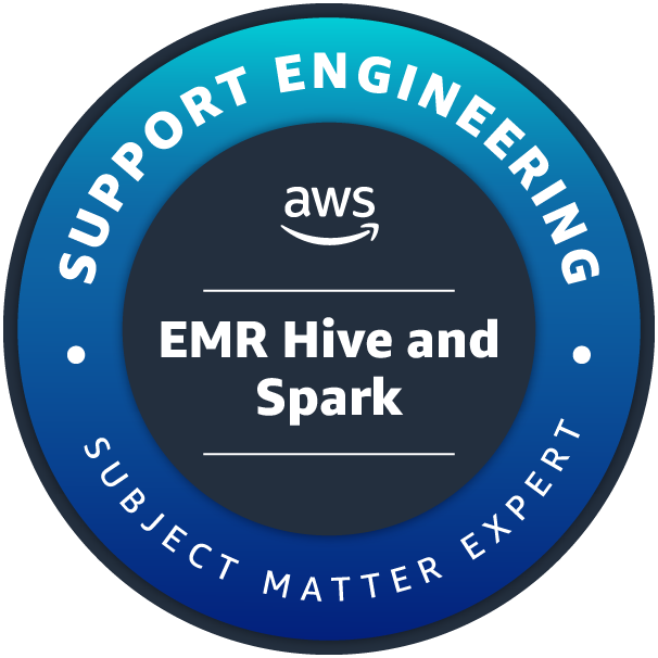 EMR Hive and Spark Subject Matter Expert - Credly