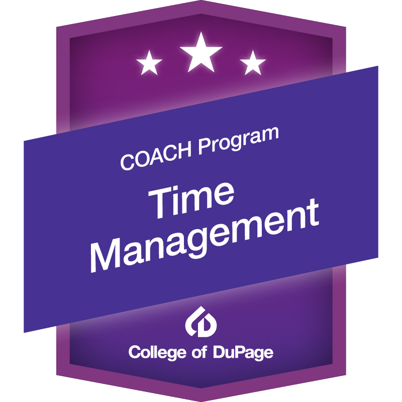 Time Management- Career Opportunity ACHievement (COACH) Program - Credly