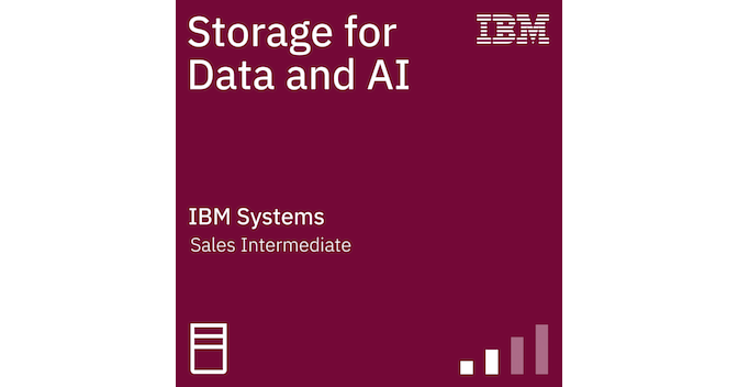 Storage for Data and AI Sales Intermediate - Credly