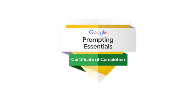 Google Prompting Essentials - Credly