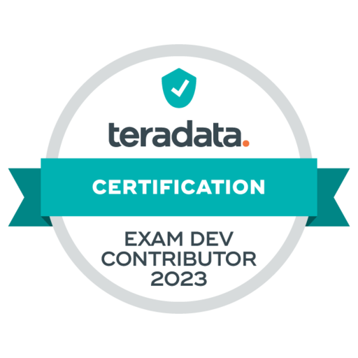 Teradata Certification Exam Developer Contributor Badge - 2023 - Credly