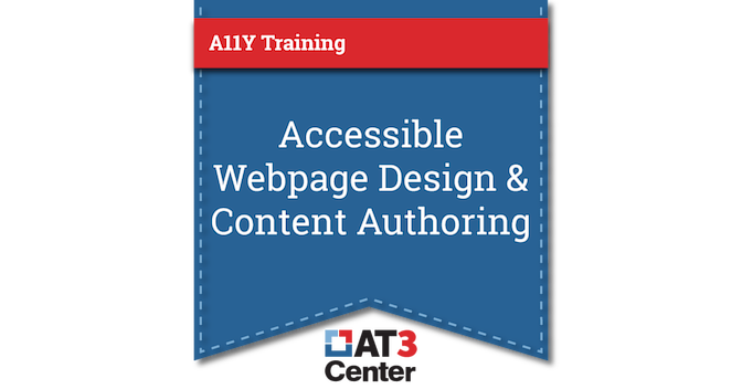 Accessible Webpage Design & Content Authoring - Credly
