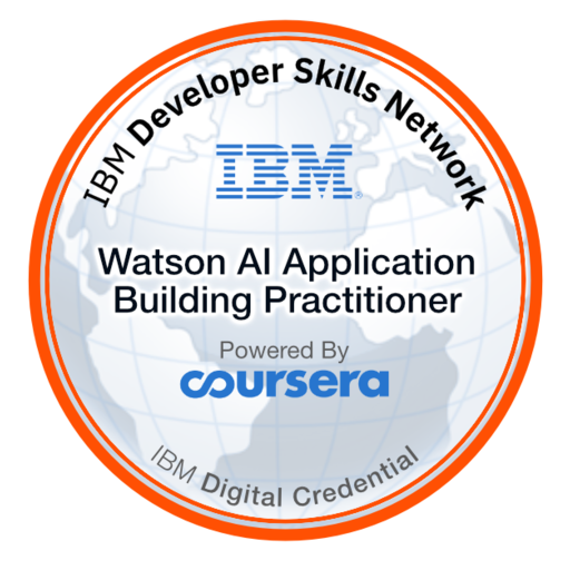 Watson AI Application Building Practitioner - Credly