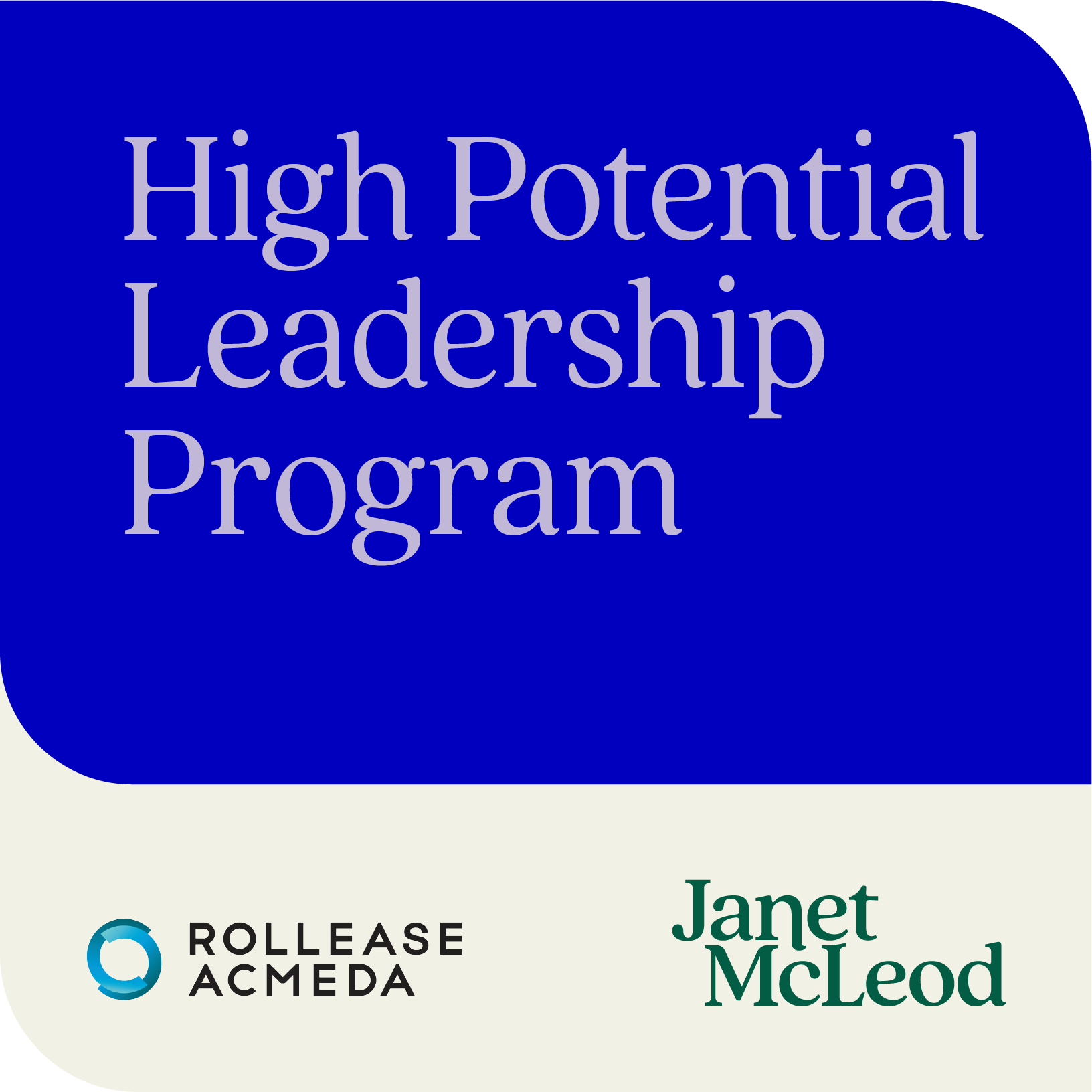 High Potential Leadership Program - Credly