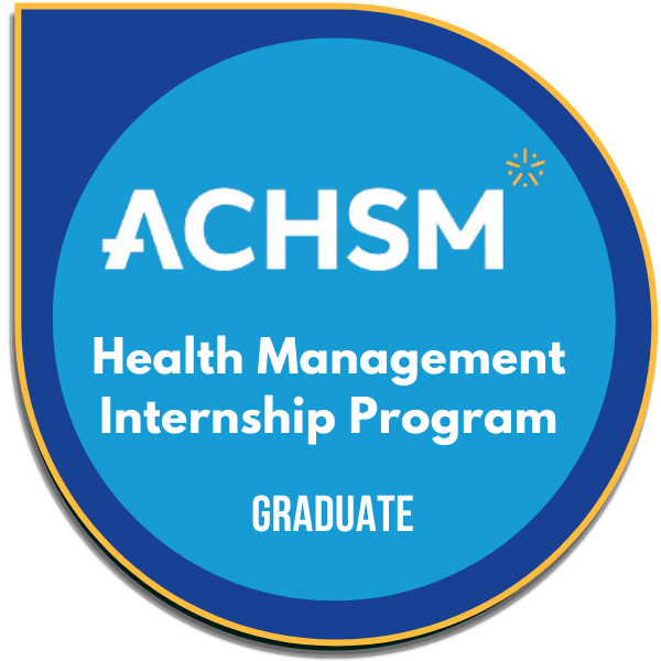 Health Management Internship Program (HMIP) Graduate - Credly