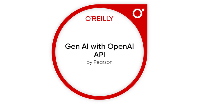 Gen AI with OpenAI API - Credly