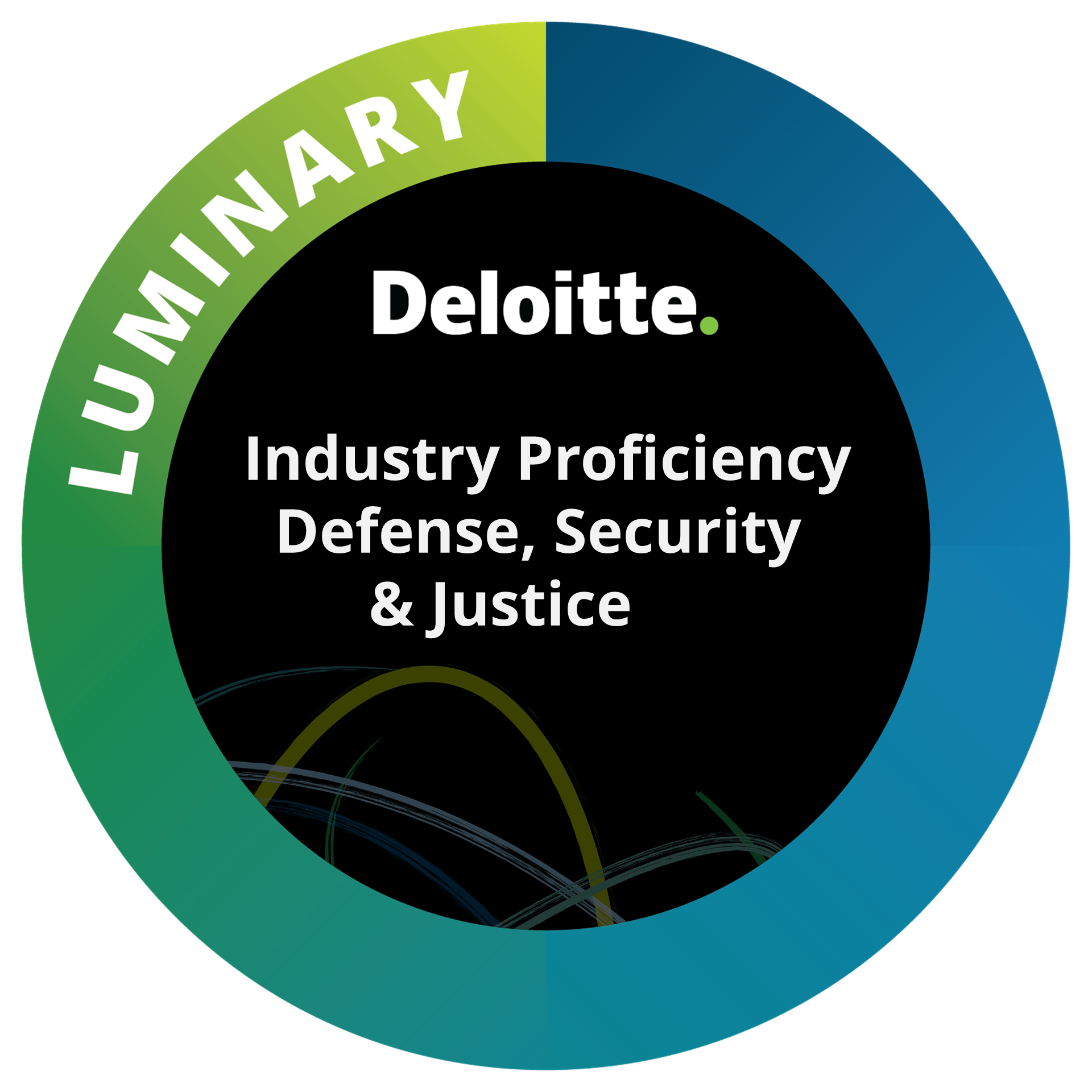 Industry Proficiency Luminary : Defense, Security & Justice - Credly
