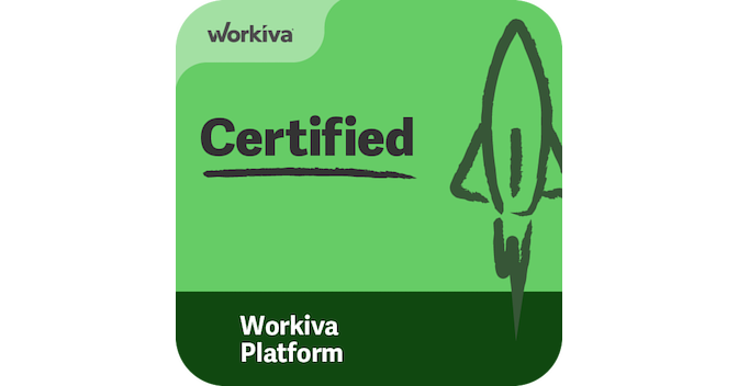 Workiva Platform Certification - Credly