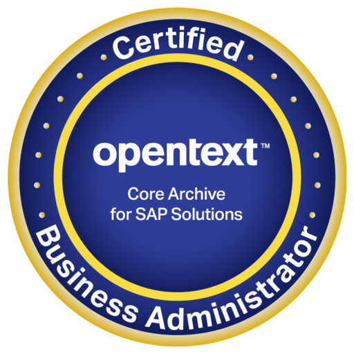 OpenText Certified Business Administrator - OpenText™ Core Archive for ...
