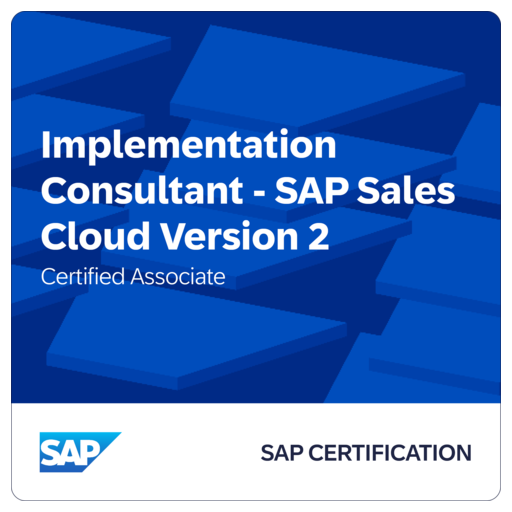 SAP Certified Associate - Implementation Consultant - SAP Sales Cloud ...