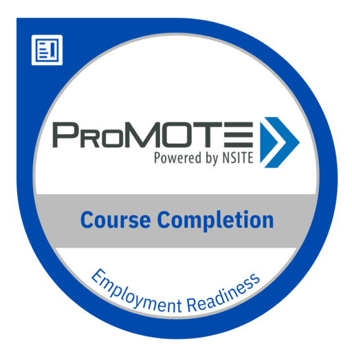 NSITE ProMOTE Course Completion - Credly