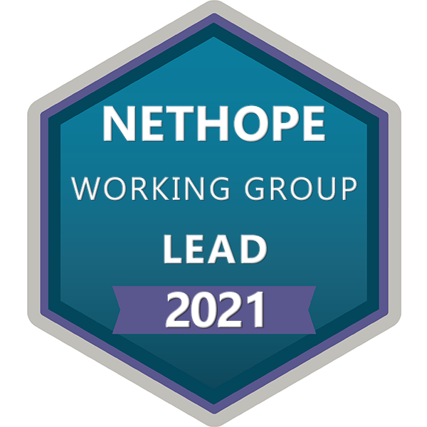 NETHOPE Thematic Working Group 2021 Lead - Credly